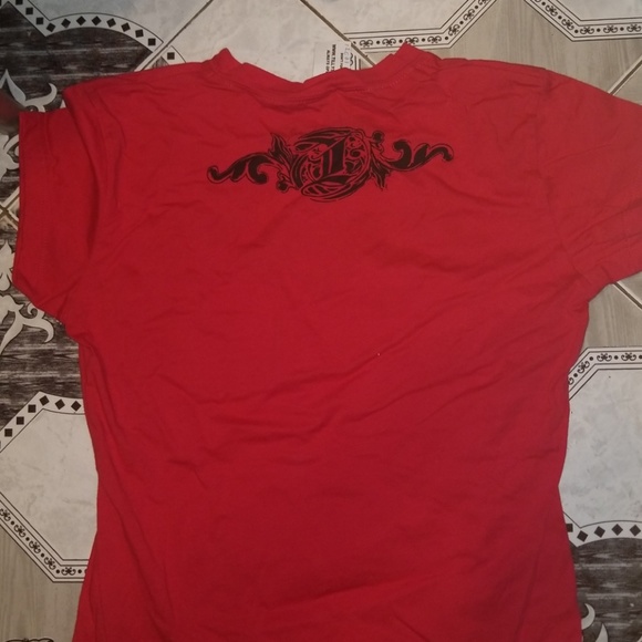 Infamous | Tops | Infamous Jrs Red Skull Tee Jrs Xl Nwt | Poshmark